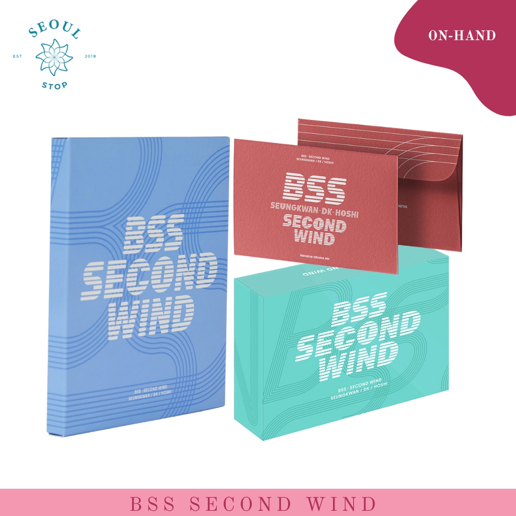BSS (SEVENTEEN) - 1st SIngle Album SECOND WIND WEVERSE KTOWN4U SYNNARA POB KIT VER ONHAND ...