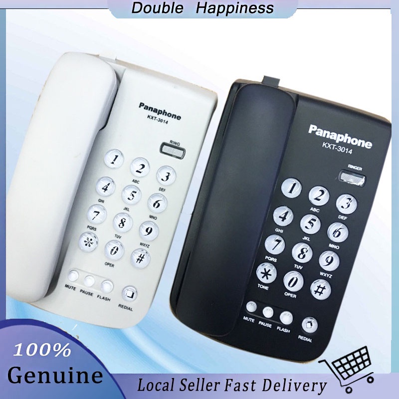 Wall-mounted home telephone Wall-mounted fixed internal line on-hook ...