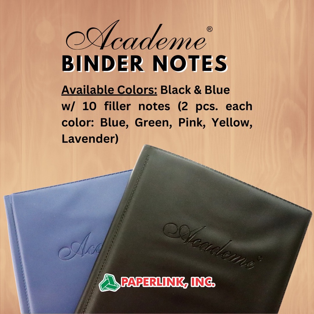 Academe Binder Notebook 10 Division 6.5 x 8.8 inches (SOLD PER PIECE ...