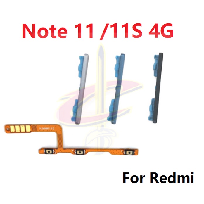 On off ribbon Power volume button flex For Redmi Note 11 11S 4G | Shopee Philippines