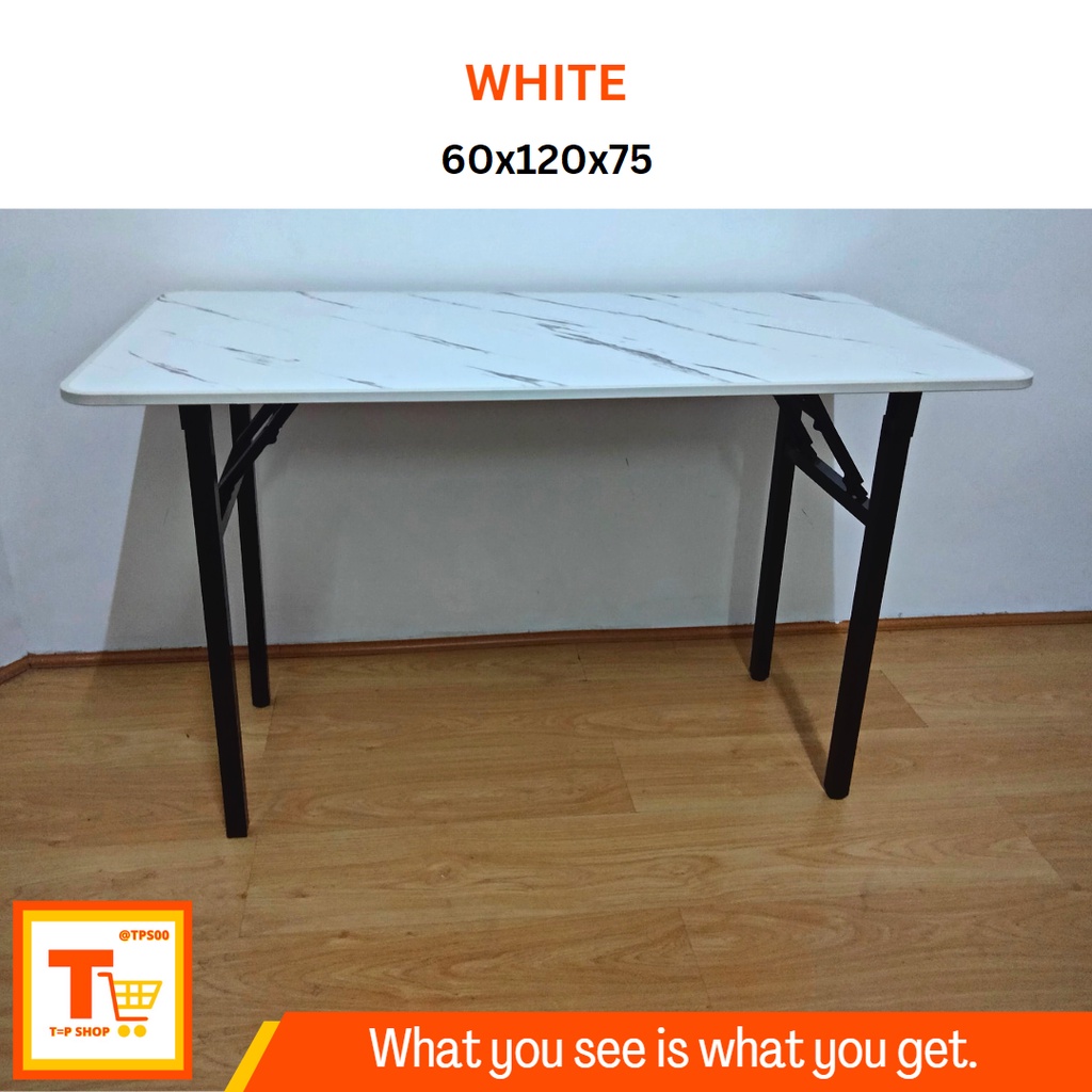 FOLDABLE TABLE - DINING TABLE / OFFICE TABLE / STUDY TABLE (MARBLE ...
