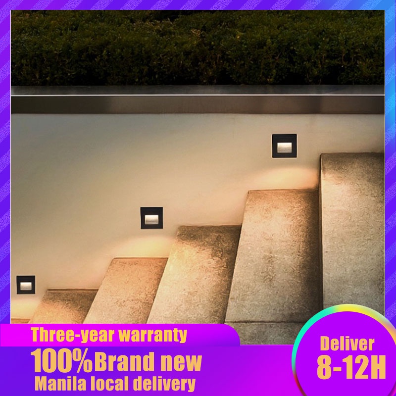 Recessed Stair Light Indoor Corner Wall Step LED footlights home aisle ...