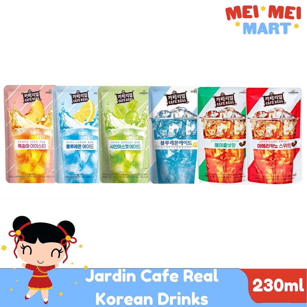 Jardin Cafe Real Korean Pouch Drinks 230ml | Shopee Philippines