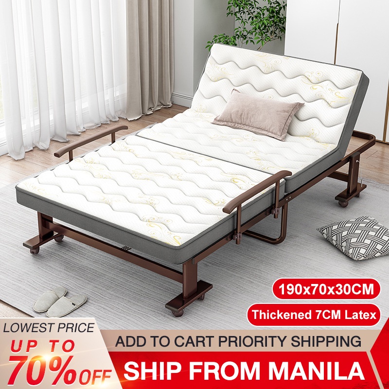 Folding bed portable multifunctional folding bed nap bed hospital ...