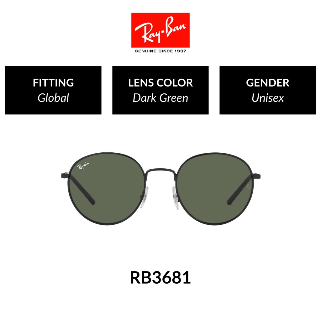 Ray-Ban Core - RB3681 002/71 -Sunglasses | Shopee Philippines