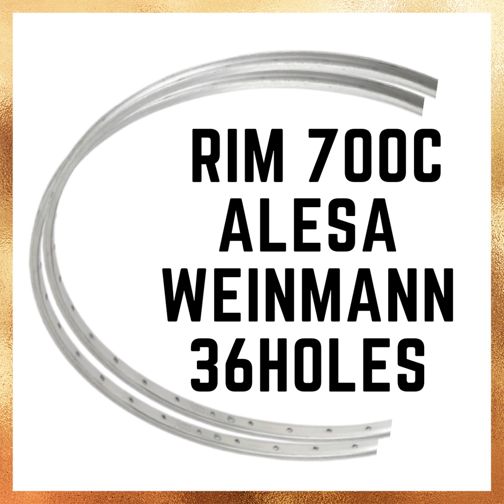 Rim 700c Alesa Weinmann (Price Per Pair) | Shopee Philippines