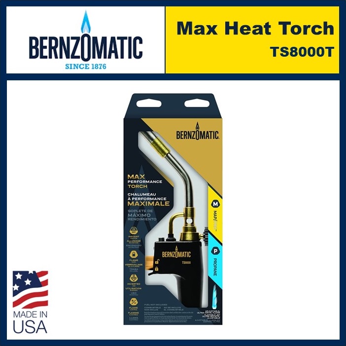 Bernzomatic Max Heat Trigger Start Torch - TS8000 | Shopee Philippines