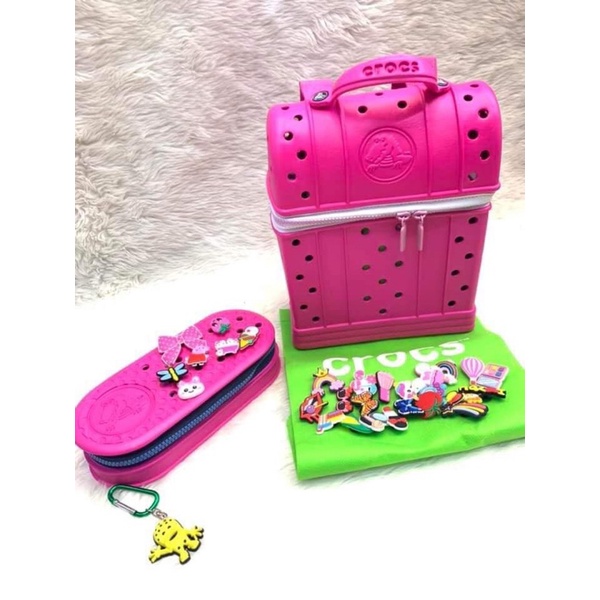 Crocs Set Backpack 11inch / Pancilcas .. | Shopee Philippines
