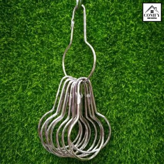 (10PCS/SET) C-RING With Lock C Ring Metal Chrome Gourd Hook For CR ...