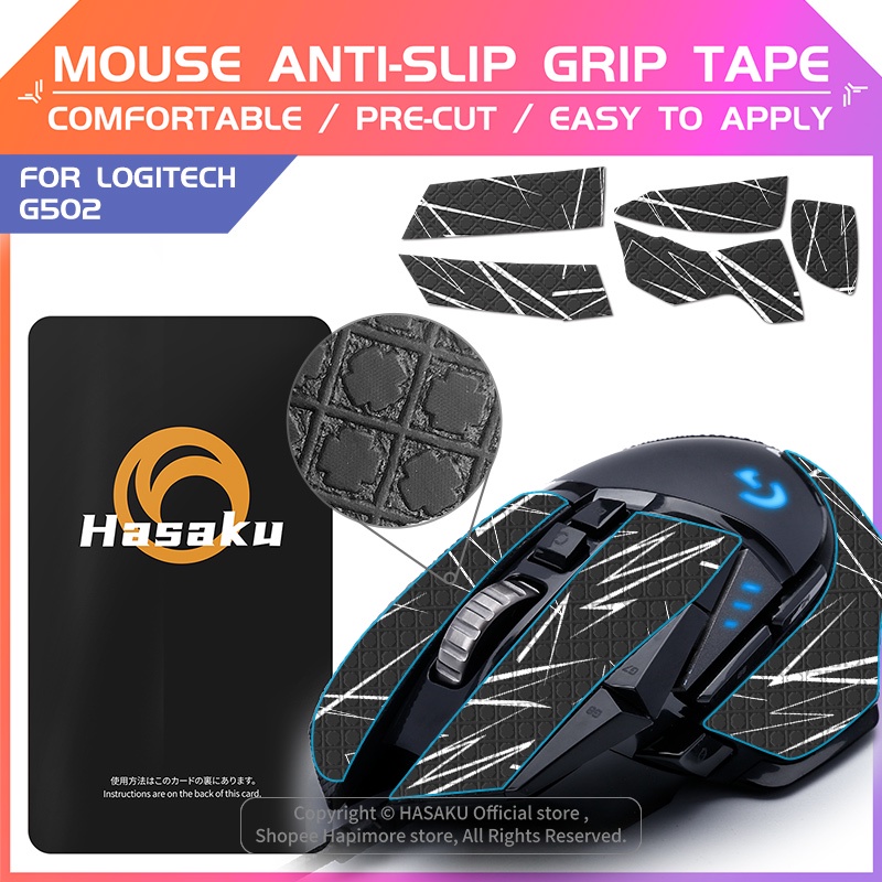 HASAKU Mouse Grip Tape for Logitech G502 Gaming Mouse Anti-Slip Tape ...