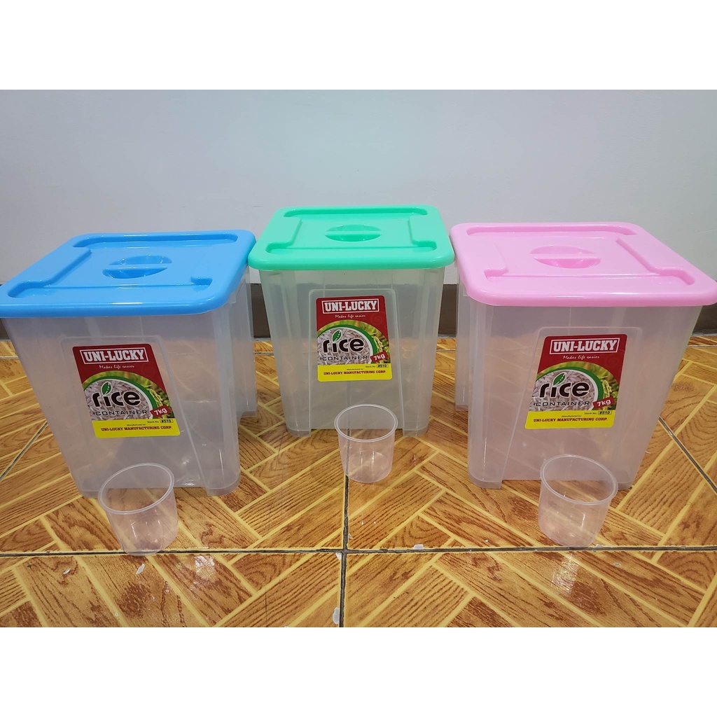 High quality Rice box with free measurement cup / storage container ...
