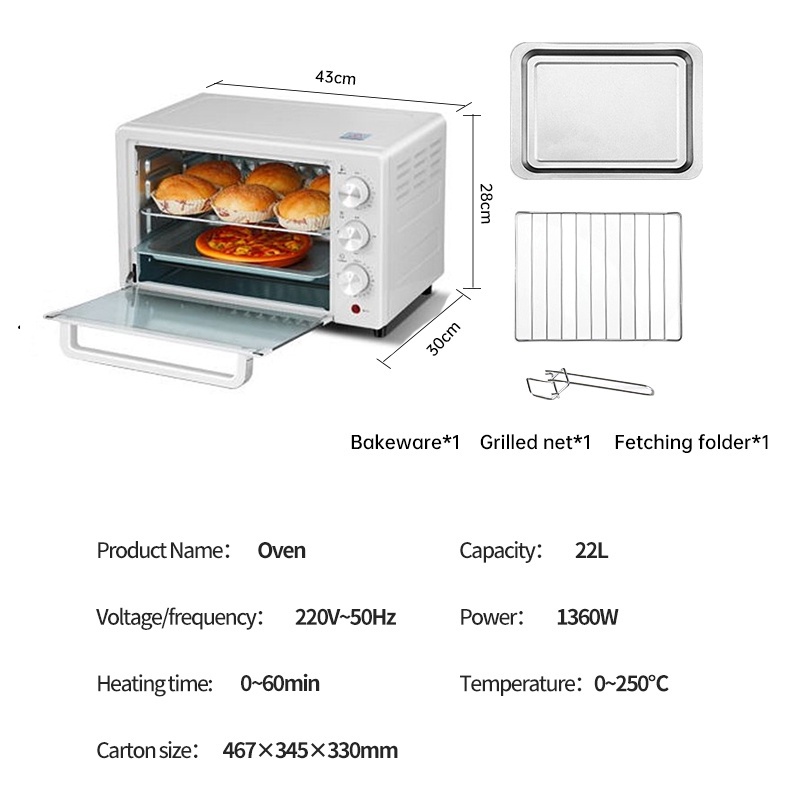 Kaisa Villa air fryer 16L large capacity oil free air fryer oven kitchen non stick Air fryer ...