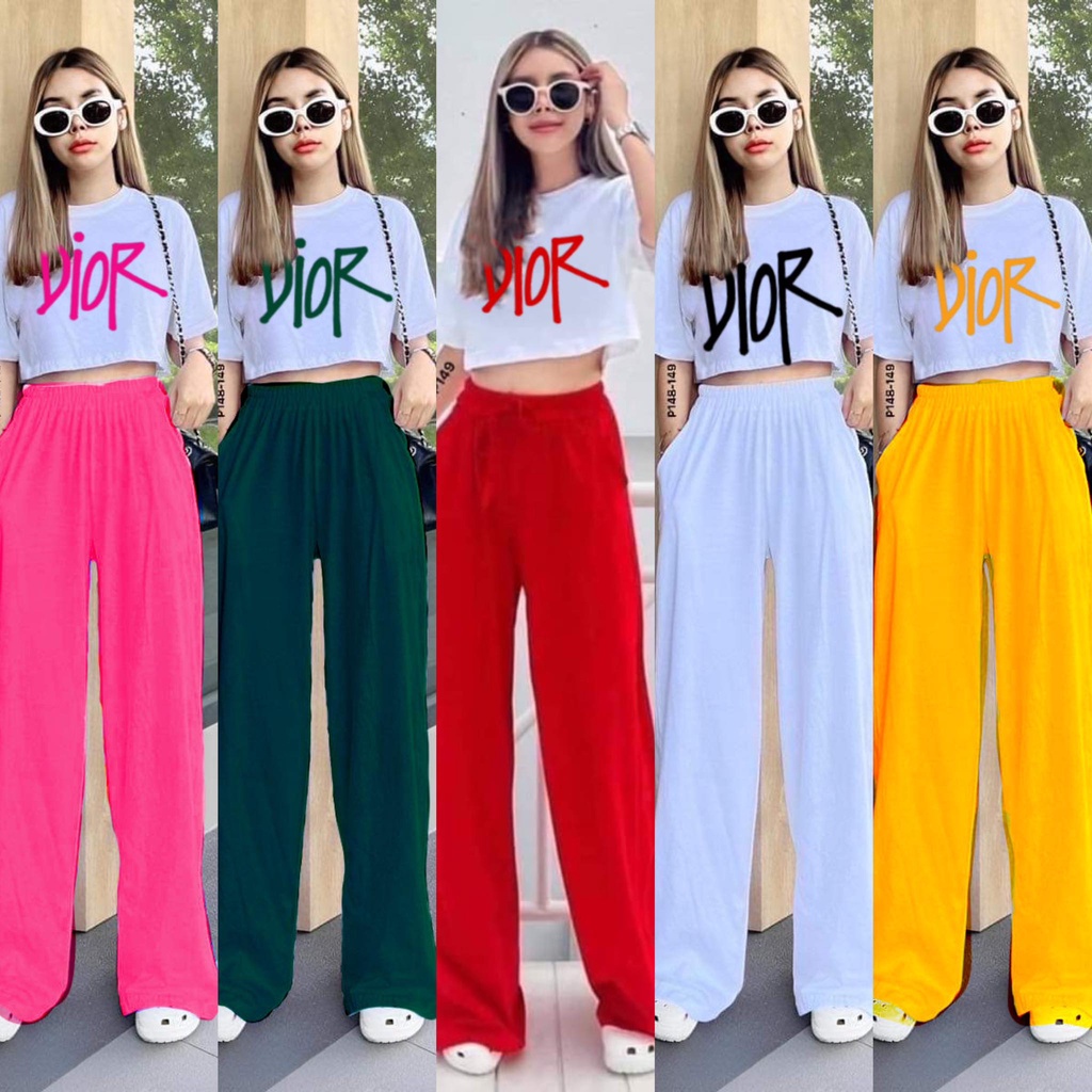 Chartelle Terno /Coordinates (*loose pants with loose crop top) Printed ...