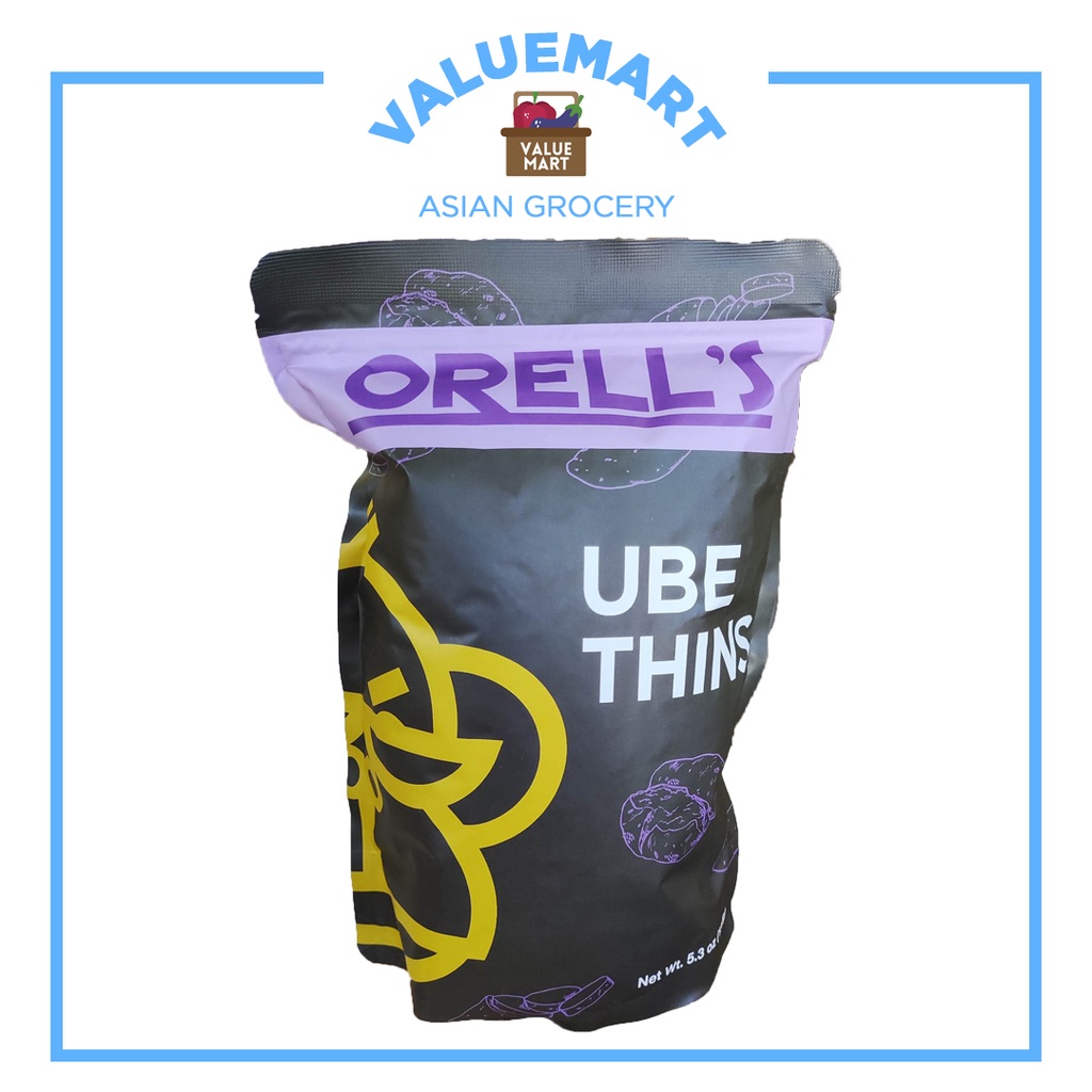 Orell's Ube (Purple Yam) Thins Pasalubong Pouch Snacks Plant-Based ...