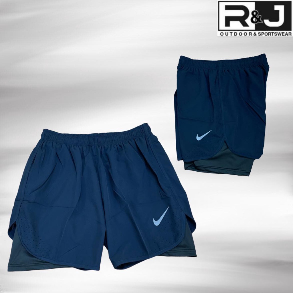 2-in-1 Running Shorts Quick Drying Breathable Active Training Exercise ...