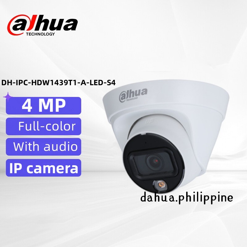 Dahua 4MP Full-color Fixed-focal Eyeball Netwok Camera With Audio IP ...