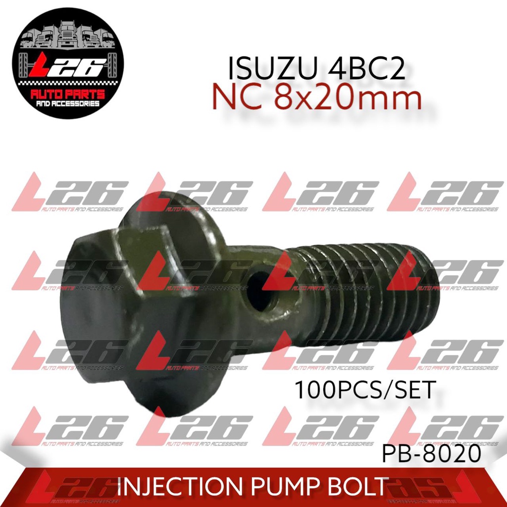 Isuzu 4BC2 INJECTION PUMP BOLT NC 8x20mm PB-8020 | Shopee Philippines