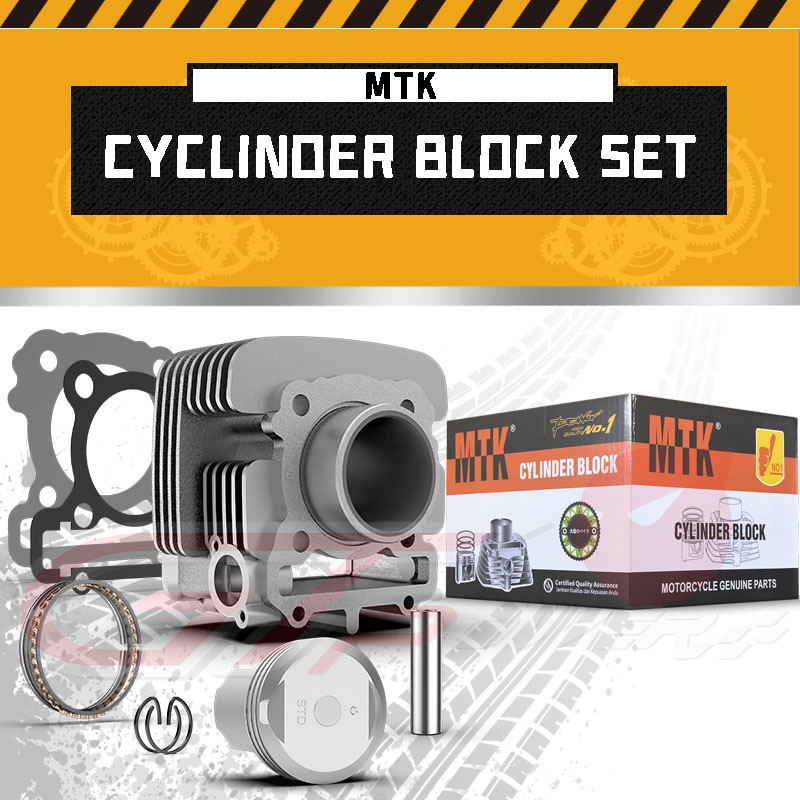 MTK Cylinder Block Set MIO I 125 / MIO I 125 M3 STD 59MM | Shopee ...