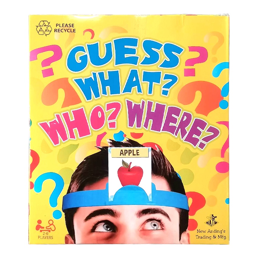 Guess What? Who? Where? Guess Who? Learning Game Pinoy Henyo | Shopee ...