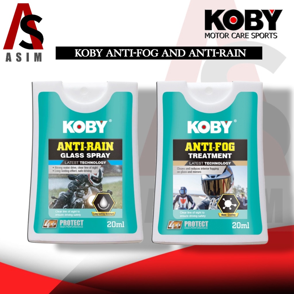ASIM Original Koby Anti Rain Clean Anti Fog Treatment 20ml Protect ...