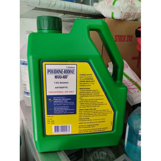 BETASOL / J.CHEMIE / MAXI-AID Povidone Iodine 10% (GALLON CHECKOUT ...