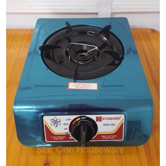 STANDARD SINGLE BURNER GAS STOVE/STAINLESS/LUTUAN/ SGS-122i | Shopee ...