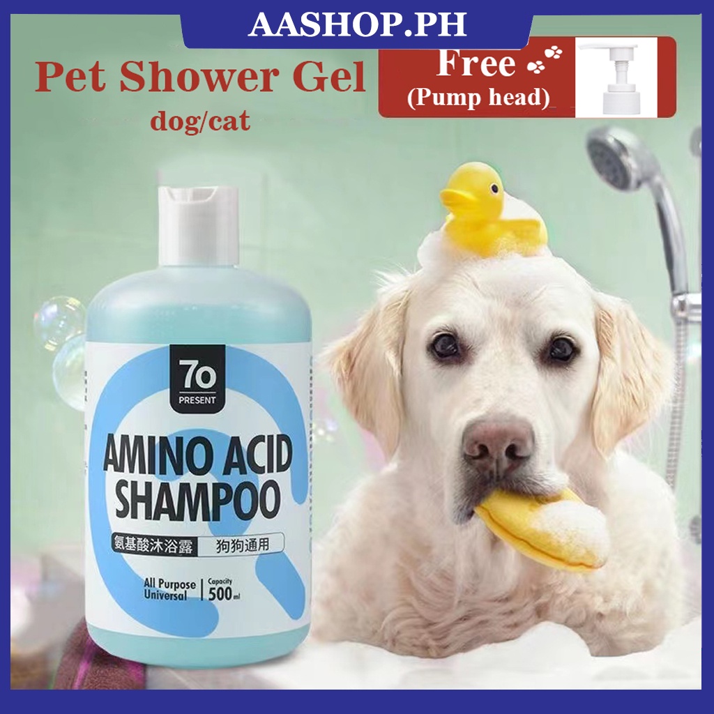 Pet shower gel 500ml dog shampoo deodorant fragrance bath supplies dog ...
