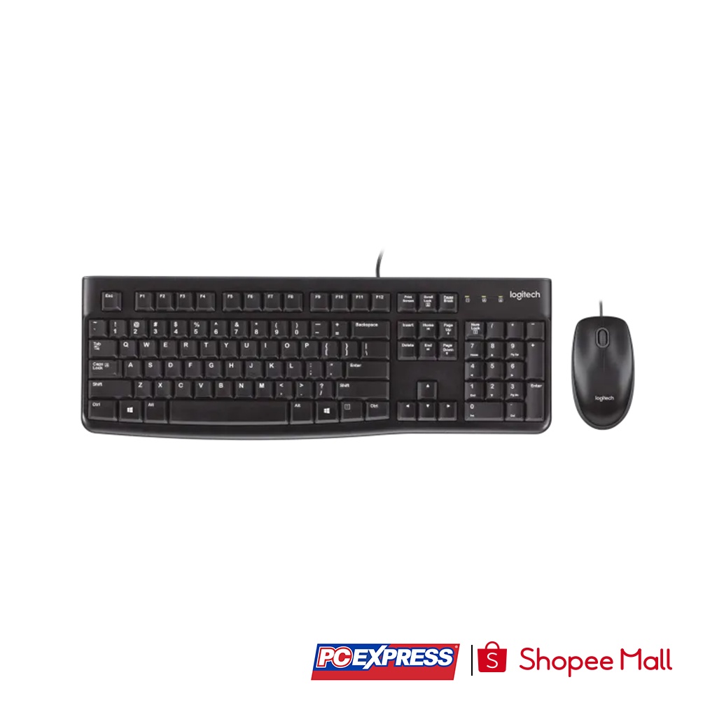 LOGITECH K120+B100 KEYBOARD AND MOUSE COMBO | Shopee Philippines