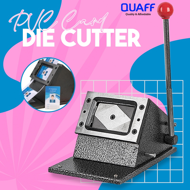 QUAFF Pvc Card Die Cutter (86mm * 54 mm Cut Size) | Shopee Philippines