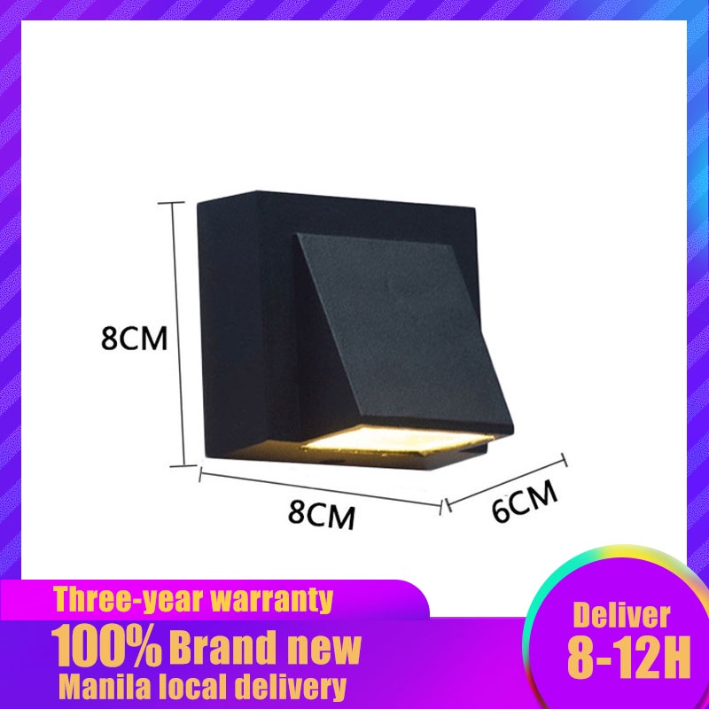 Modern simple outdoor waterproof LED outdoor wall lamp balcony exterior ...