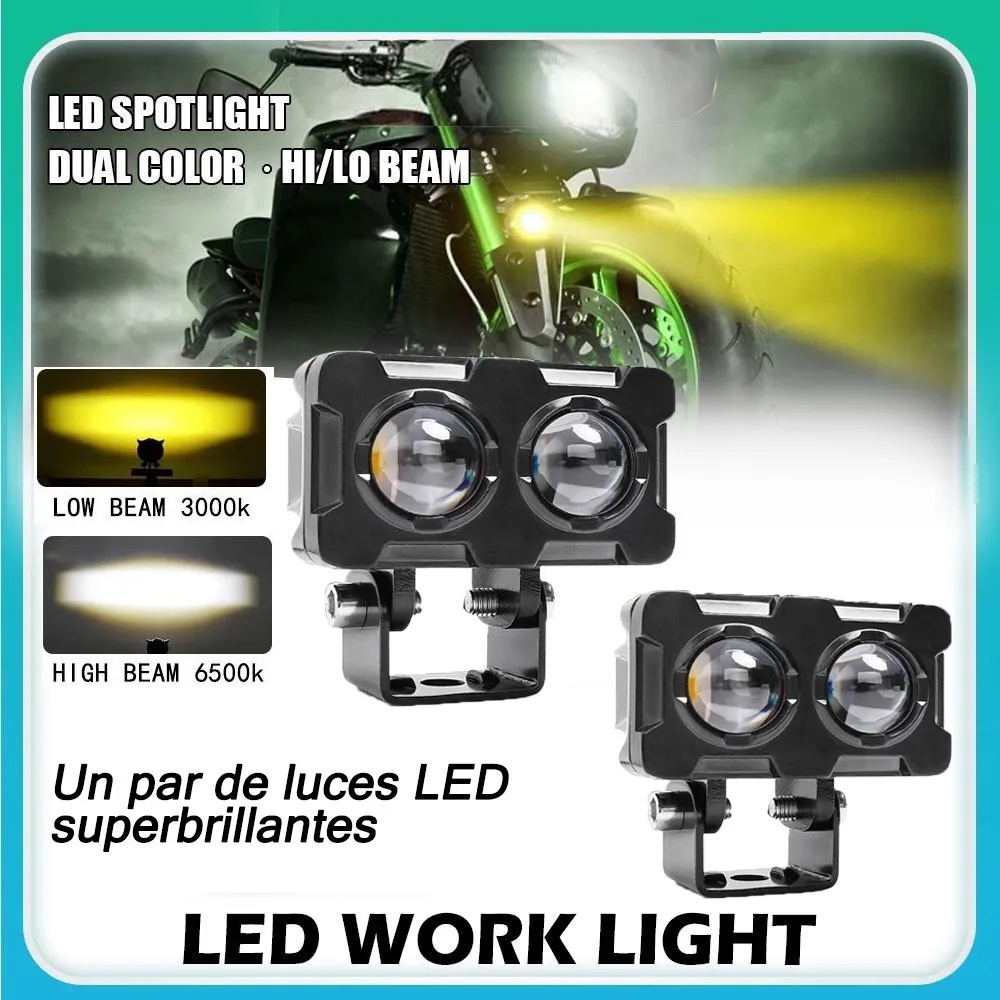 Wall-E Light Laser Gun White&Yellow 2in1 Fog Light For Motorcycle Car ...