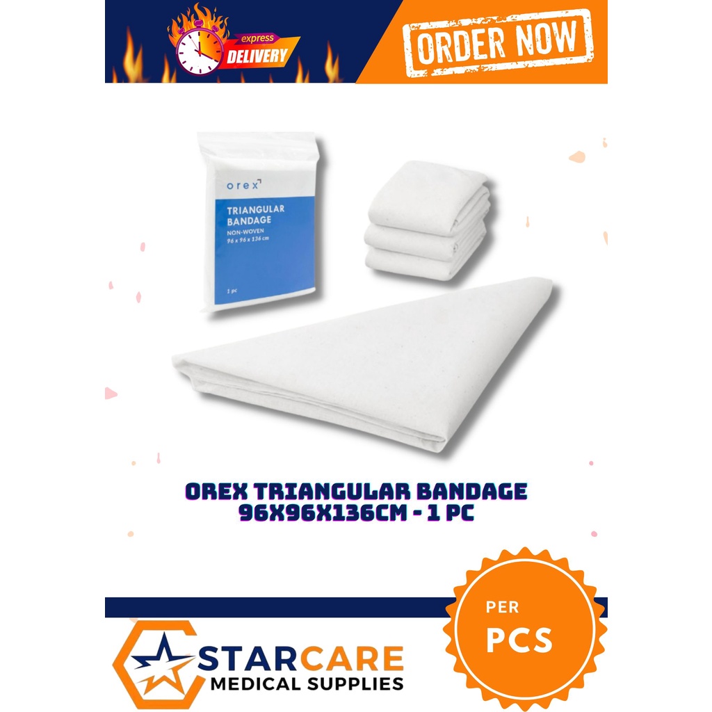 Triangular Bandage 96x96x136cm - 1 pc / OREX | Shopee Philippines