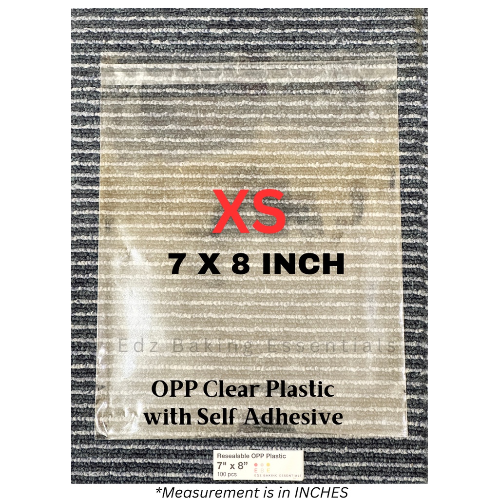 100pcs OPP Plastic with Adhesive Packaging Pouch Resealable OPP Pouch ...