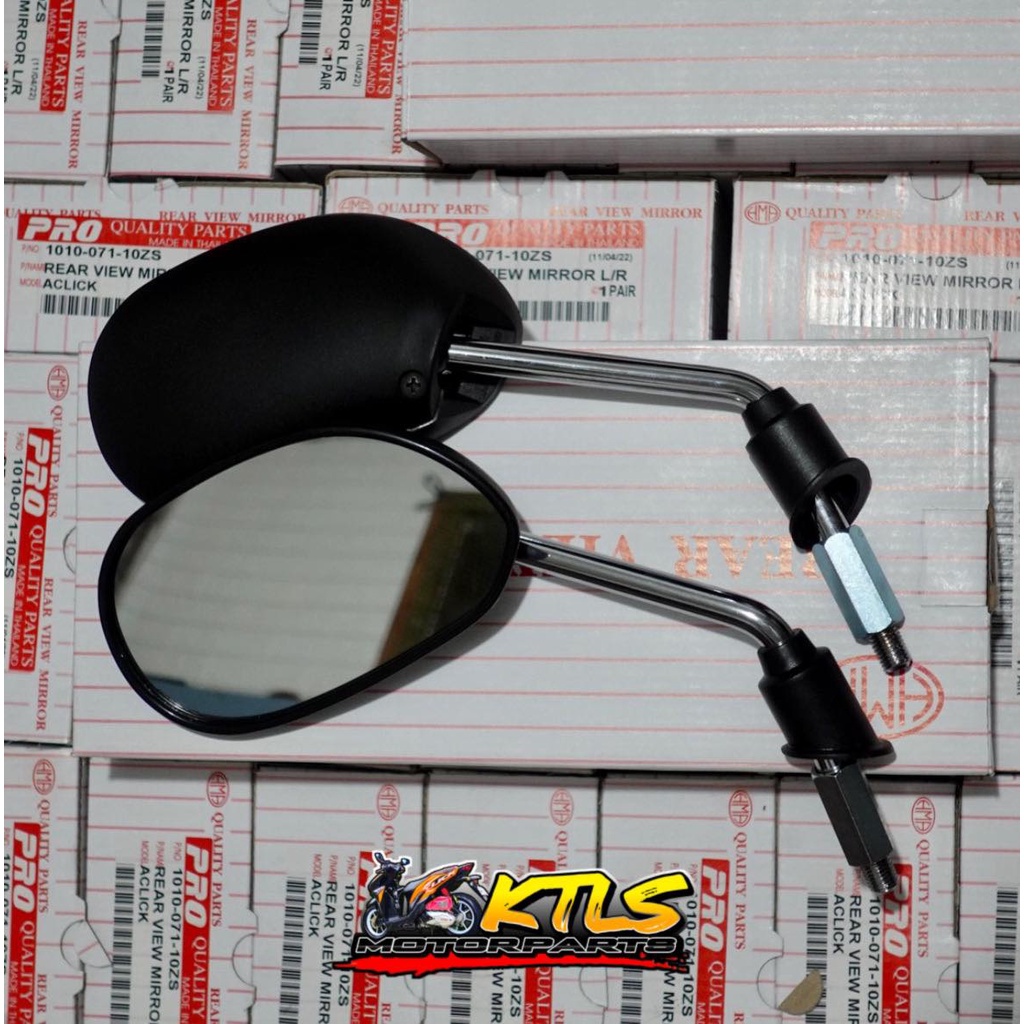HMA side mirror chrome stem for HONDA/YAMAHA | Shopee Philippines