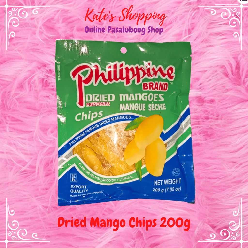 PB DRIED MANGO CHIPS 200G | Shopee Philippines