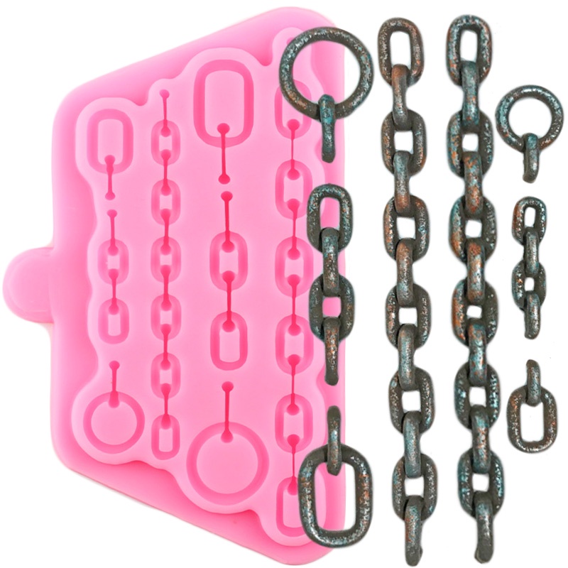 Chains Silicone Molds DIY Cake Border Fondant Cake Decorating Tools ...