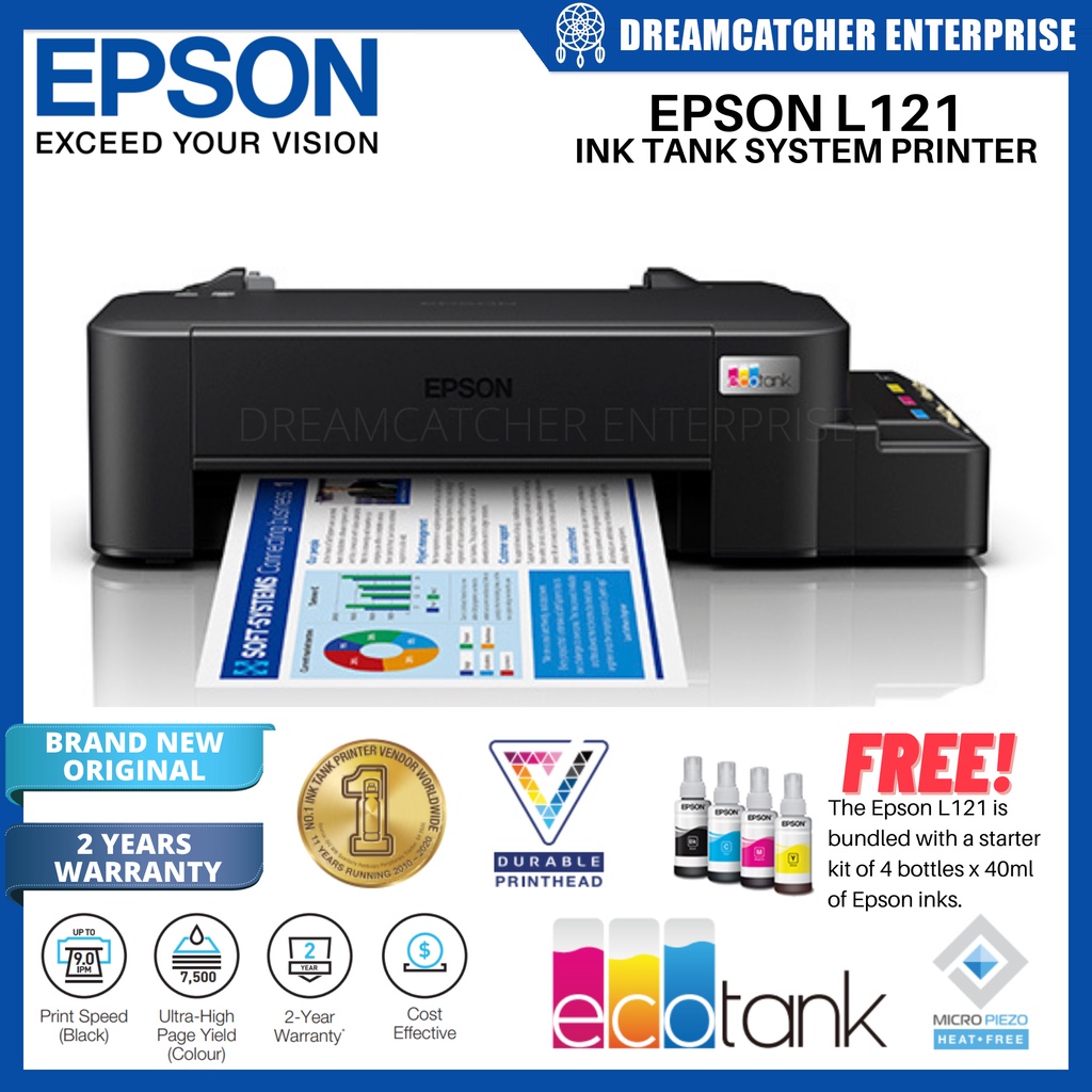 Epson L1250 Wifi Ink Tank Ecotank Color Printers | Shopee Philippines