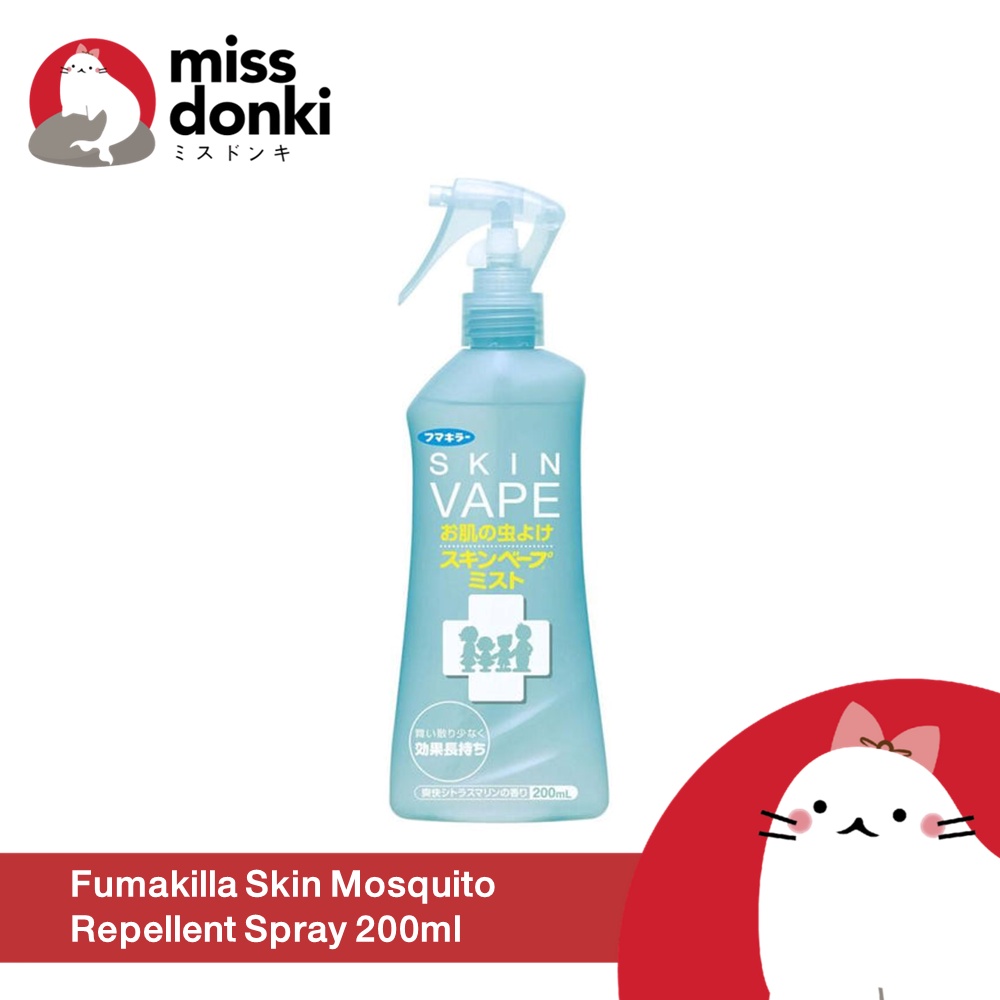 Japan Fumakilla Skin Mist Mosquito Repellent Spray 200ml | Shopee ...