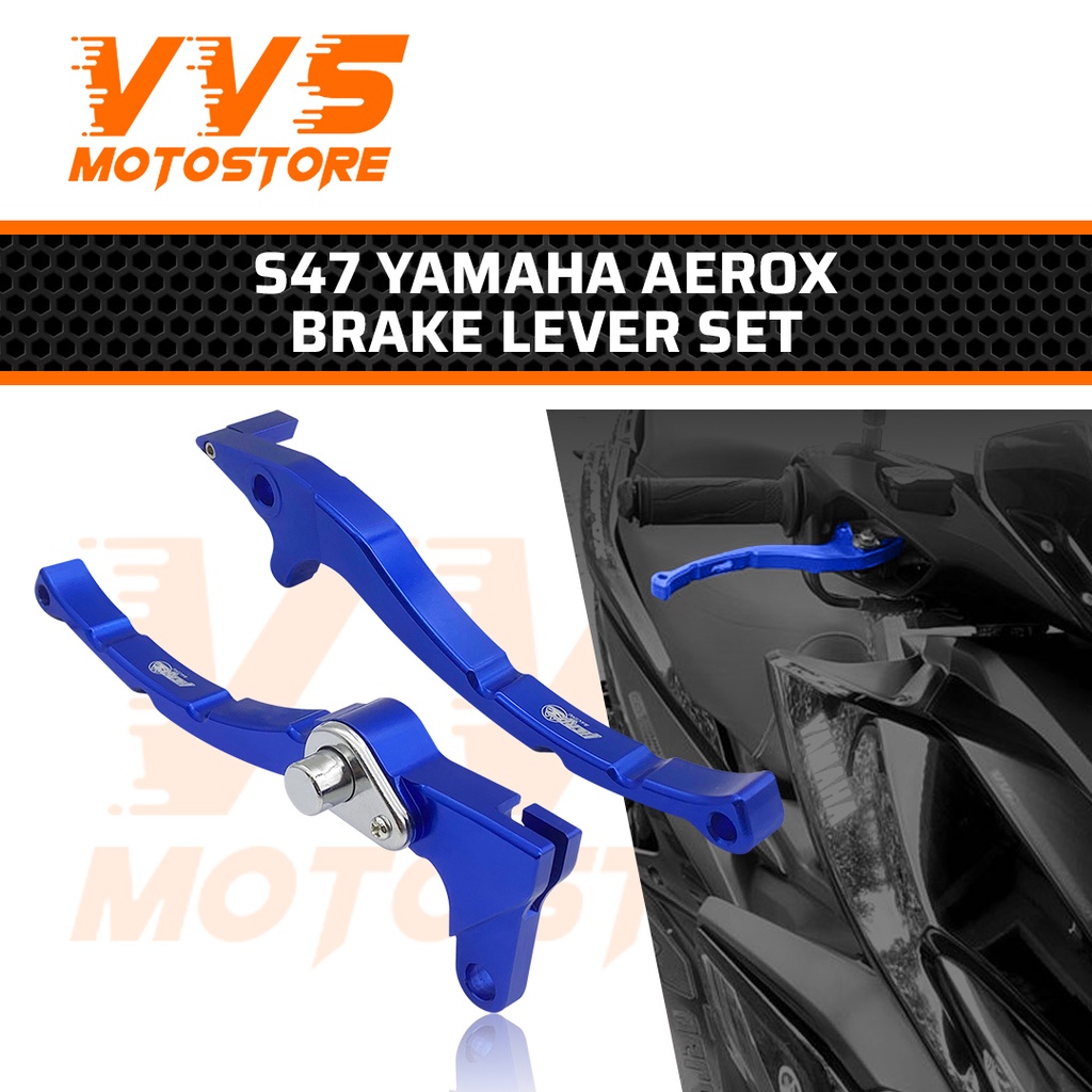 S47 Yamaha Aerox Brake Lever Set Made in Thailand | Shopee Philippines