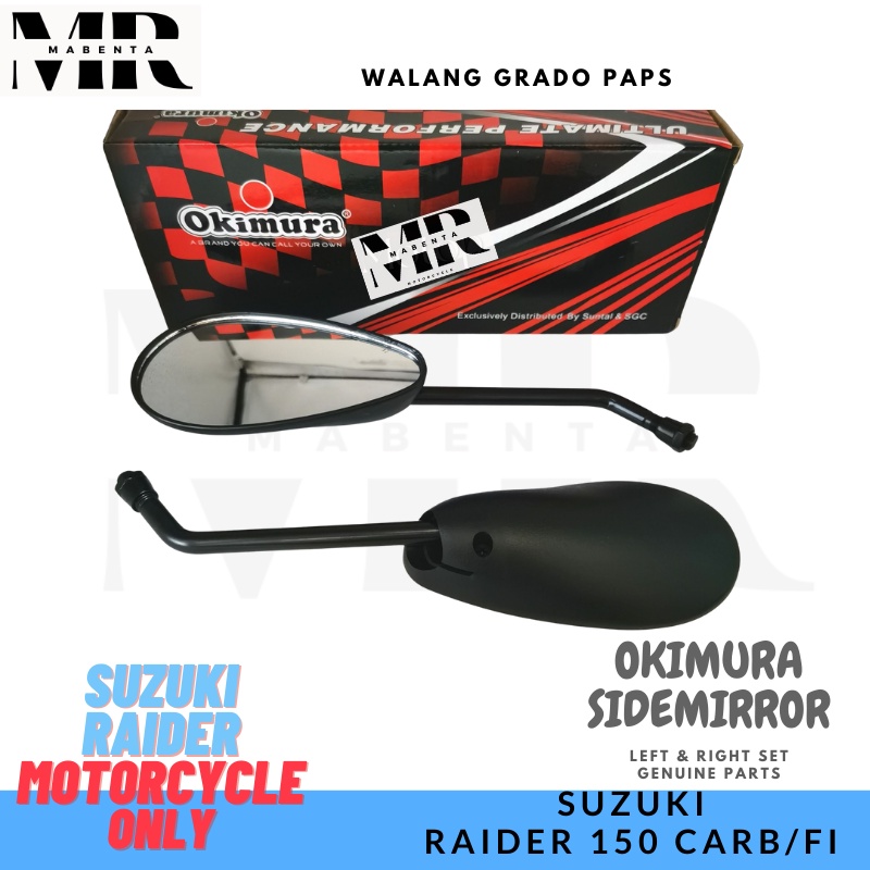 ORIGINAL OKIMURA (RAIDER 150 CARB/FI) GENUINE NO GRADE MOTORCYCLE ...