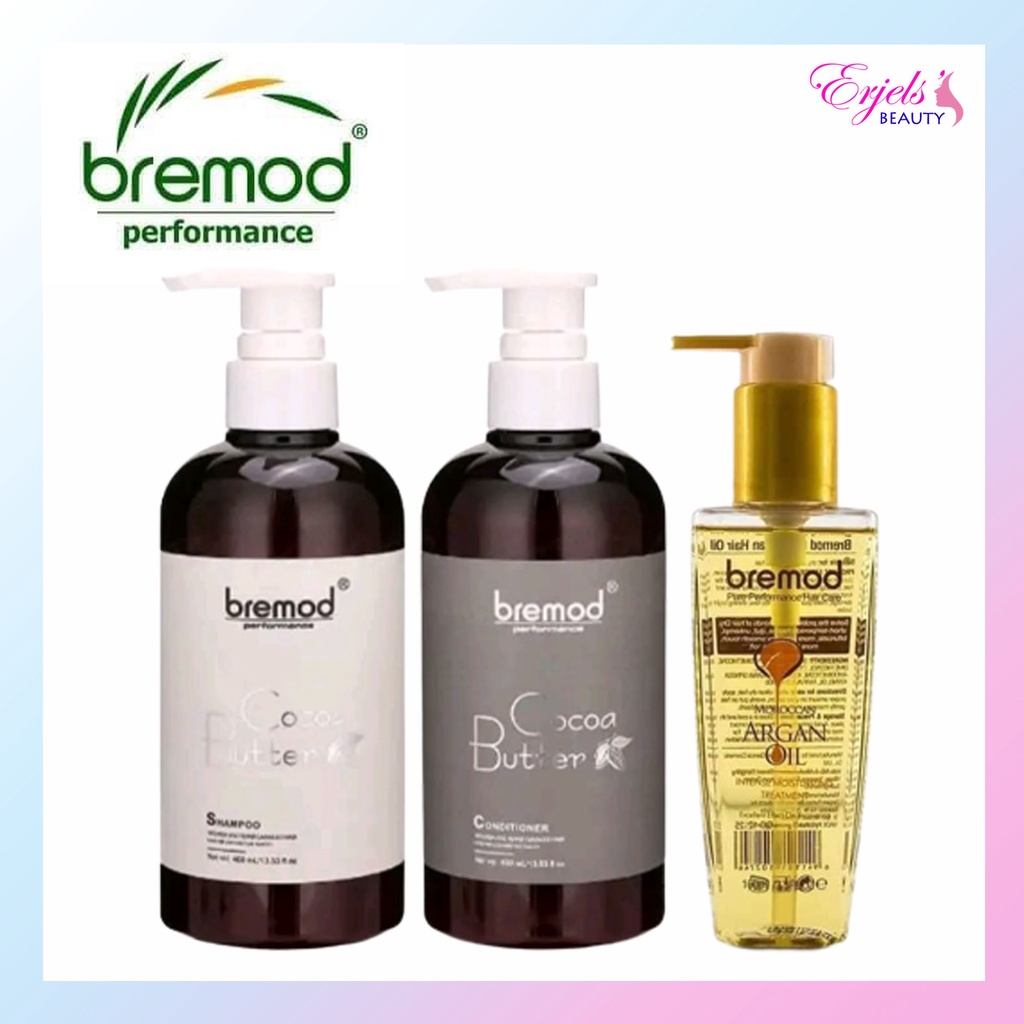 ORIGINAL BREMOD Premium Cocoa Butter Shampoo and Conditioner 400ML ...
