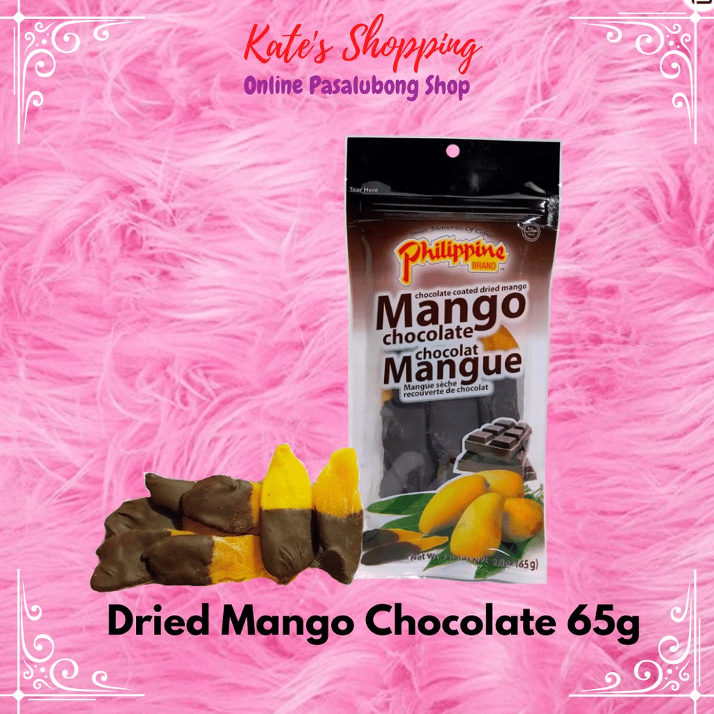 PHIL DRIED MANGO CHOCOLATE 65G | Shopee Philippines