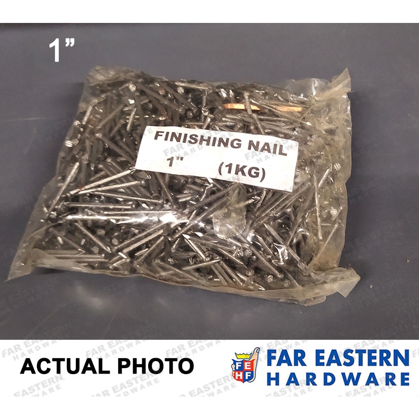 Finishing Nails 1Kilo/Pack 1" 1-1/2" 2" 2-1/2" 3" | Shopee Philippines
