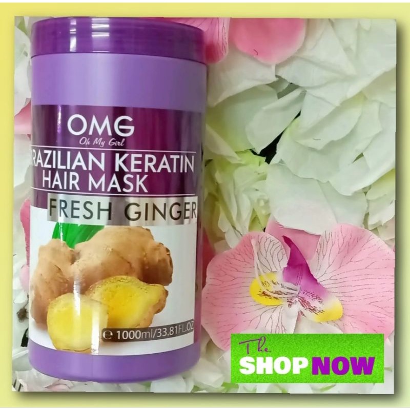 OMG BRAZILIAN Keratin Mask 1000ml (FRESH GINGER) | Shopee Philippines