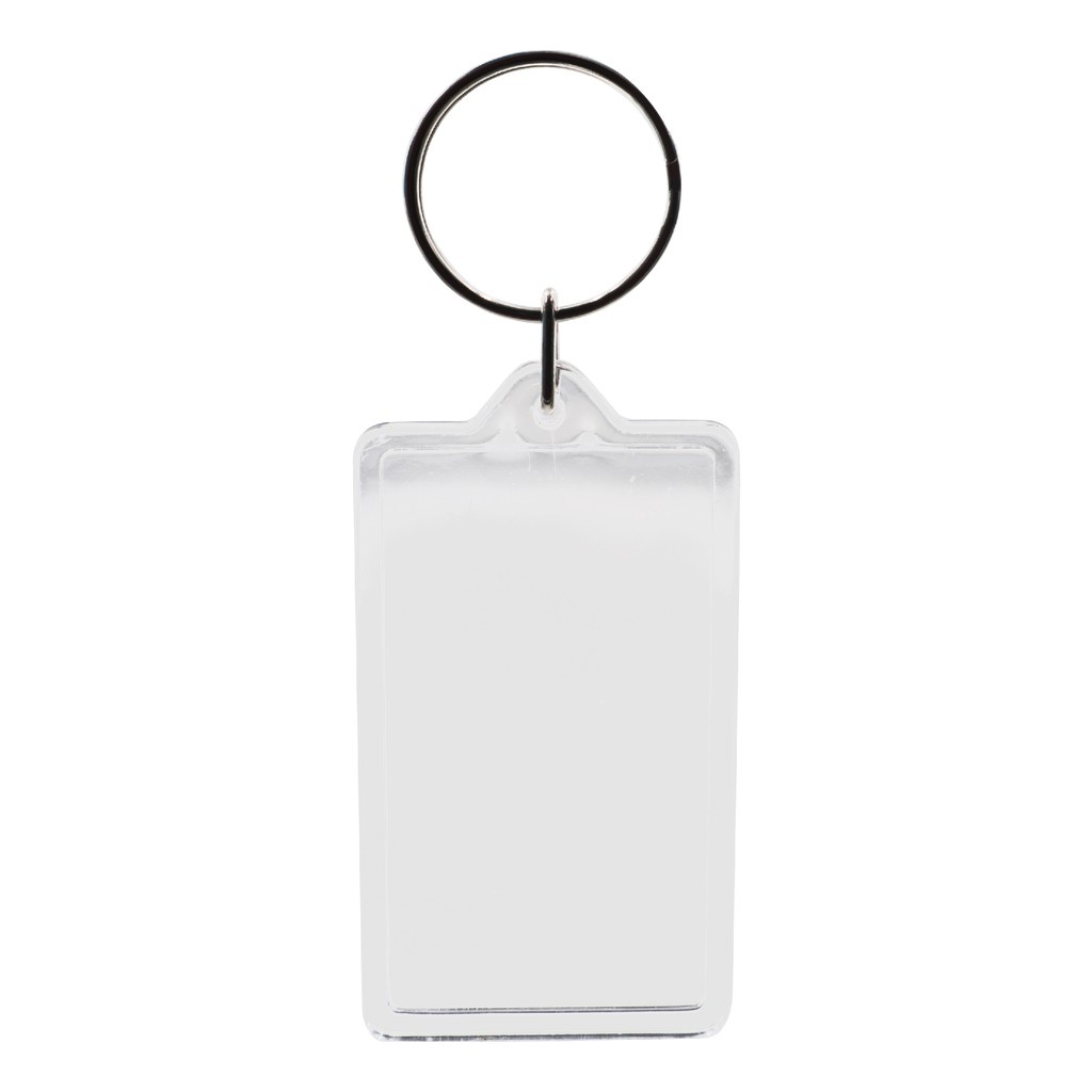 50PCS Acrylic Keychain Transparent Photo Frame Keychain Photo Insert ...