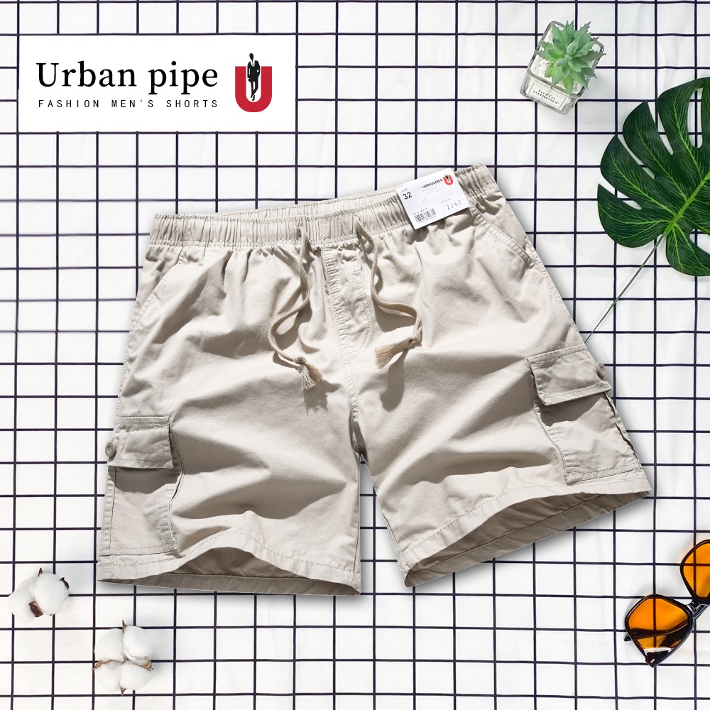 URBAN PIPE Cargo Shorts For Men 6 Pocket Knee-Above Drawsting Short ...