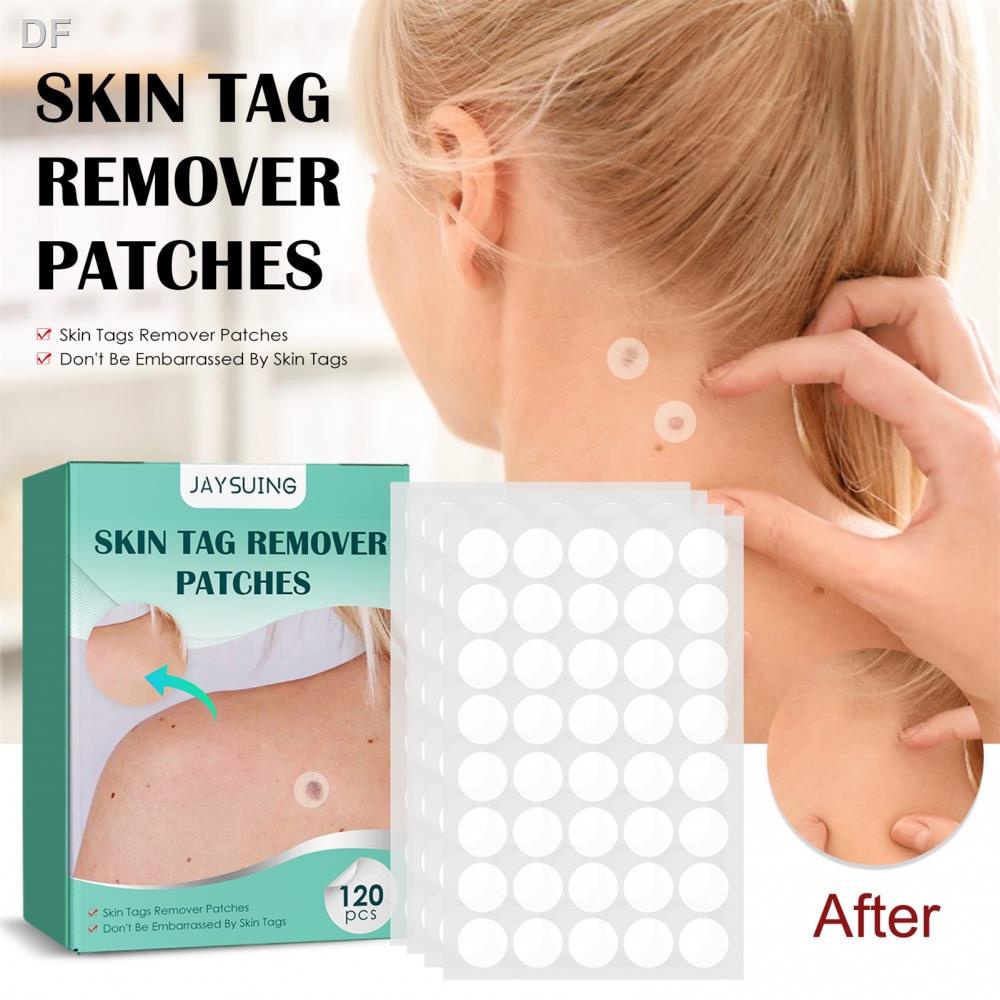 DF.120PCS/Box Warts Remover Patch Safe Painless Skin Tags Patches ...