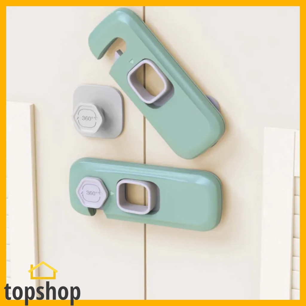 TOPSHOP Baby Safety Drawer Refrigerator Anti-Pinch Hand Sliding Door ...