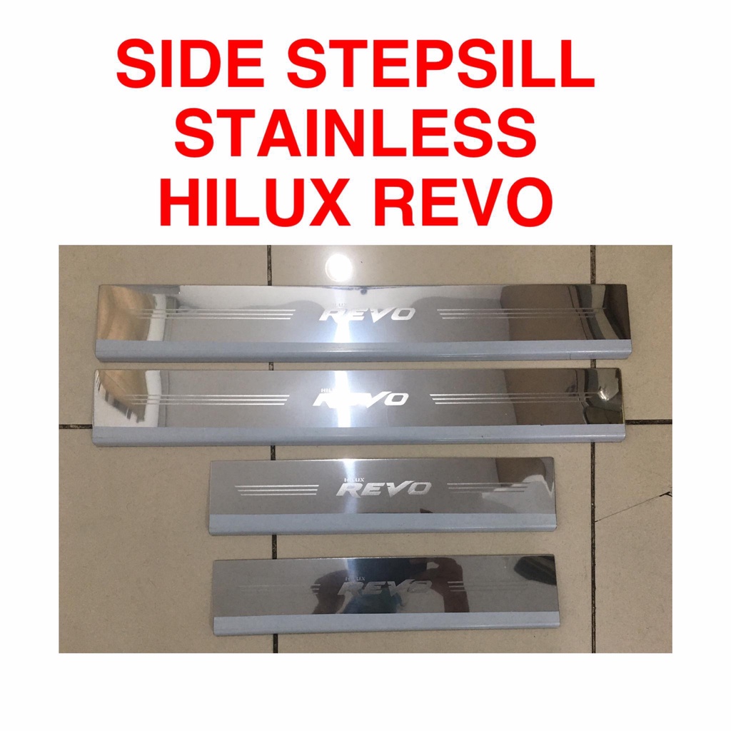STAINLESS SIDE STEP SILL HILUX REVO | Shopee Philippines