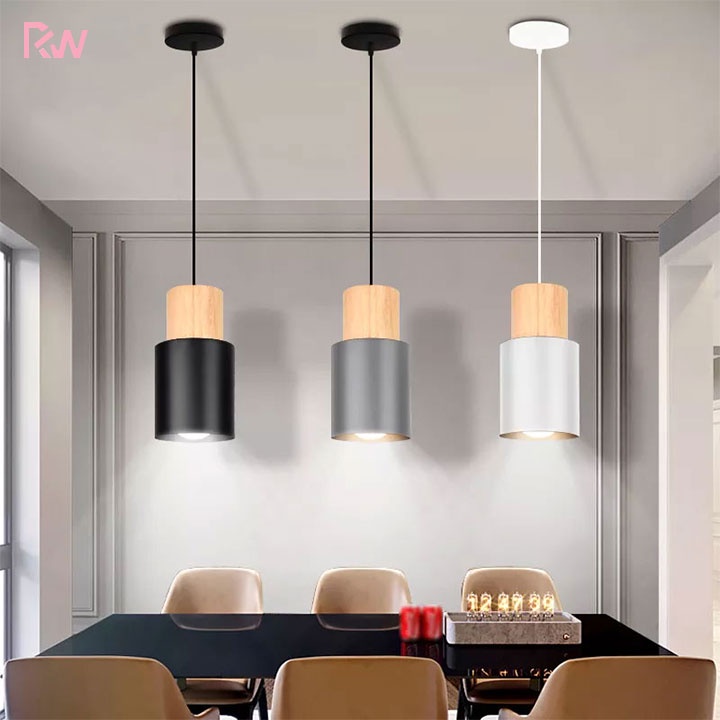 Chandelier Nordic simple modern design Macaron pendant light bedroom ...